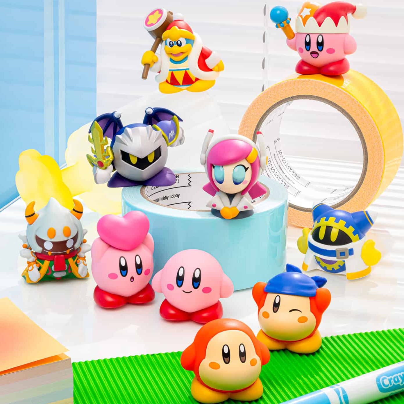 Kirby Finger Puppet Mini Figure Blind Box Figure - Ensky | Bear and ...