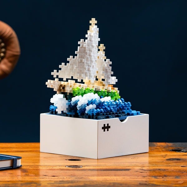 Isoscapes Sailboat Executive Desk Puzzle Toy Sculpture - Plus-Plus ...
