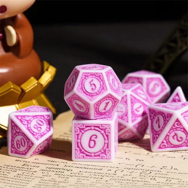 Motif: Bubblegum RPG 7-Polyhedral Dice Set - Foam Brain Games | Bear ...