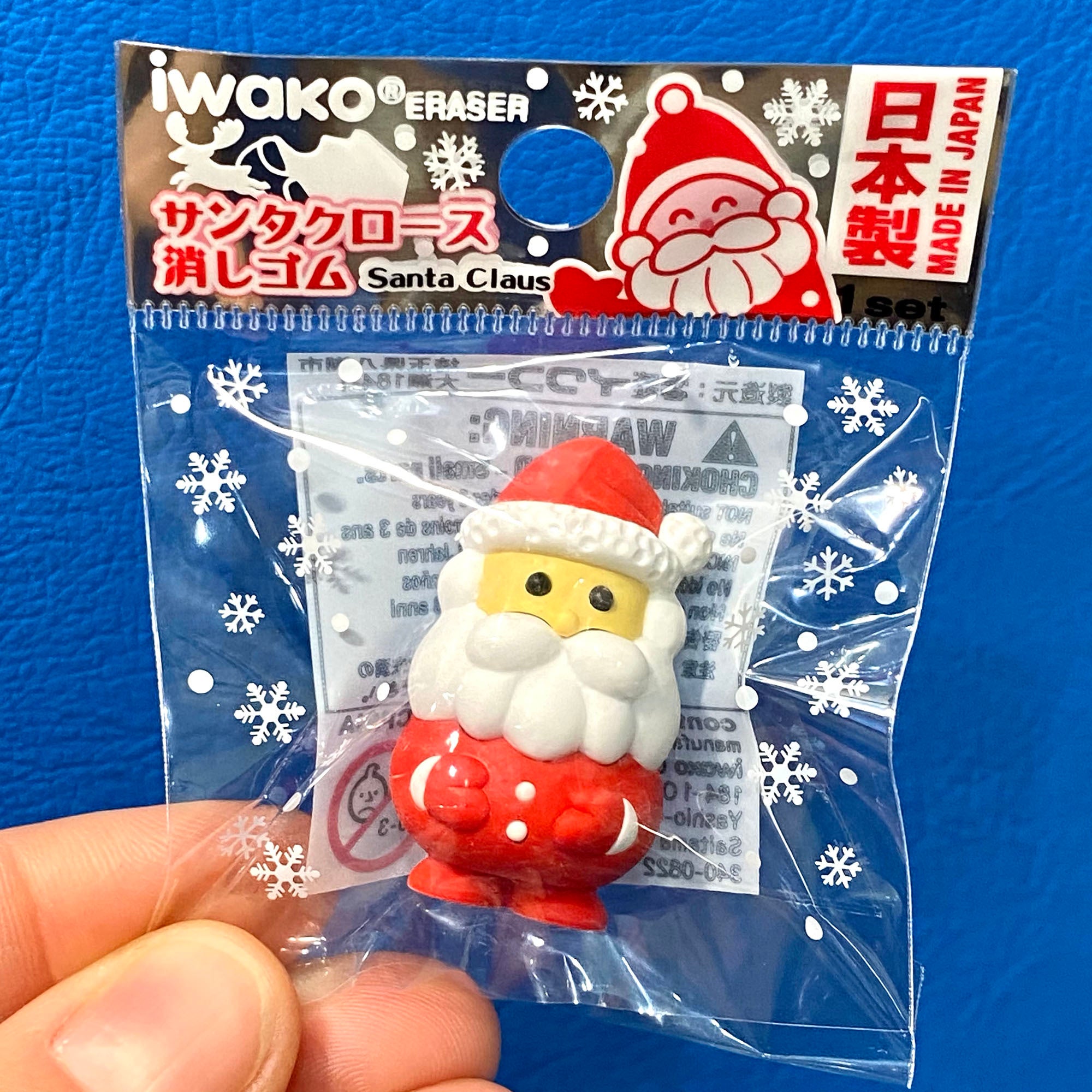 Santa Claus Eraser Iwako Japan | Bear and Bird Boutique + Gallery