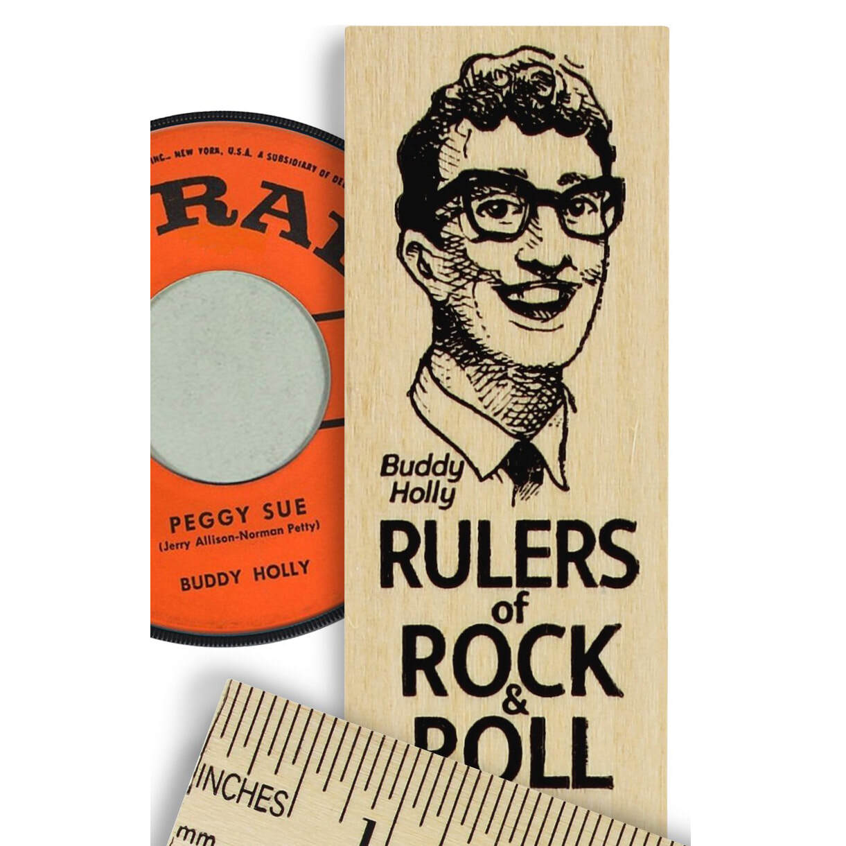 Rock and Roll 12" Wood Ruler - Rulers of the World | Bear and Bird ...