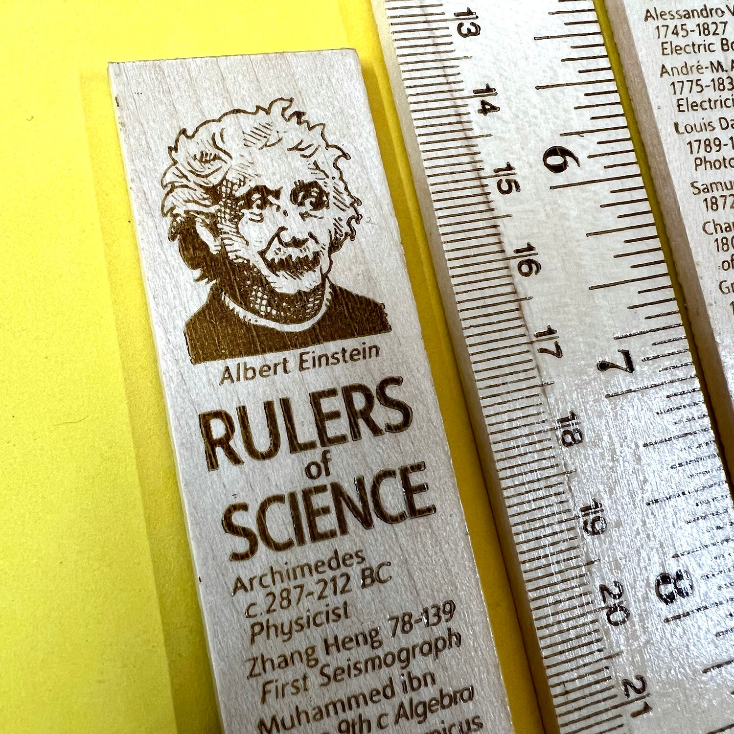Science Rulers 12" Wood Ruler - Rulers of the World | Bear and Bird ...