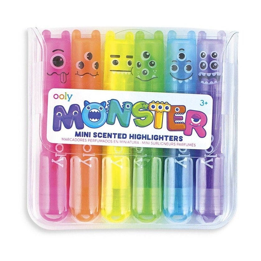 Monster 6-color Stacking Highlighters - OOLY | Bear and Bird Boutique ...